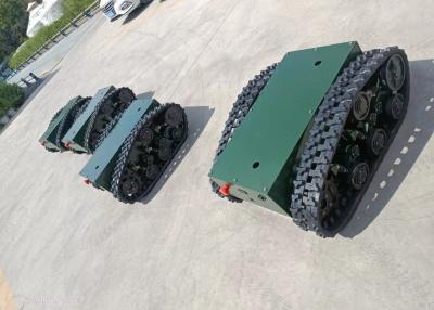 China Loading 100kg Rubber Track Undercarriage 12KM/H 2KW for sale