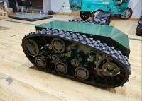 China Loading 100kg Rubber Track Undercarriage 12KM/H 2KW for sale