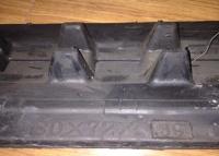 China Black Color Mini Crawler Tracks 180mm Width For BOBCAT 418A for sale