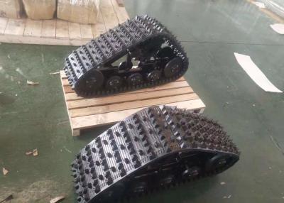 China 600kg Load Bearing 255mm Wide Rubber Track System For Tractor for sale