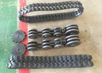China Width 148mm Robot Rubber Tracks With 60mm Pitch 36 Links for sale