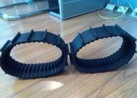 China Small Machinery Robot Rubber Tracks 39 Links 12.7mm Pitch for sale