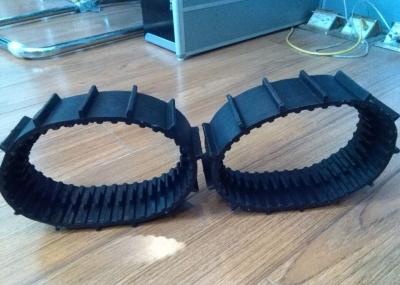 China Small Machinery Robot Rubber Tracks 39 Links 12.7mm Pitch for sale