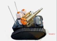 China Rubber Track Chassis Disinfection Robot 1300mm Length Undercarriage Type for sale
