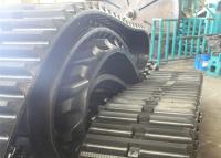 China Dumper Replacement Rubber Tracks 65 Link 100mm Pitch ISO9001 for sale