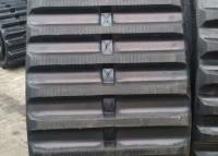 China Black Width 700mm Dumper Rubber Track 125mm Pitch 78 Link for sale