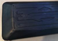China 445mm Long Excavator Bolt On Rubber Track Pads 124mm Wide for sale