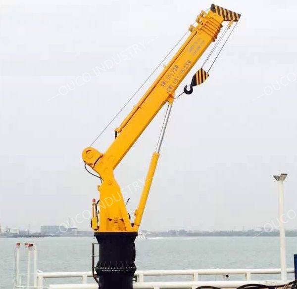 telescopic boom offshore crane