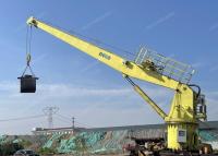 China 5 Ton 15 Meter Straight Boom Marine Jib Crane Custom Hydraulic Lifting Equipment for sale