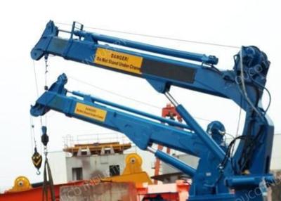 China Hydraulic Telescopic Boom Crane 2T Capacity 10m Radius Remote Control for sale