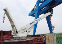 China 2t 5m White Small Barge Crane Telescopic Boom Type for sale