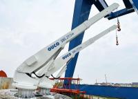 China 2t 5m White Small Barge Crane Telescopic Boom Type for sale