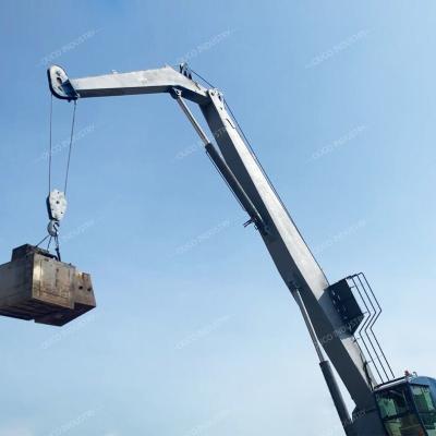 China Electro-Hydraulic Knuckle Boom Marine Davit Crane 1T 10M for Cargo Ship for sale