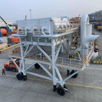 China OUCO 40 Cubic Meters Wood Pellet Cyclone Dust Control Eco Hopper 400 t/h for sale