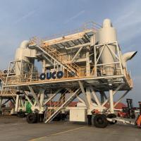 China OUCO 40 Cubic Meters Wood Pellet Cyclone Dust Control Eco Hopper 400 t/h for sale