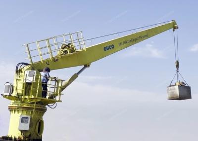 China 5 Ton 15 Meter Straight Boom Marine Jib Crane Custom Hydraulic Lifting Equipment for sale