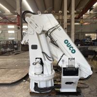 China 1.5T 19M Large Radius Folding Boom Crane For Lifting Material for sale