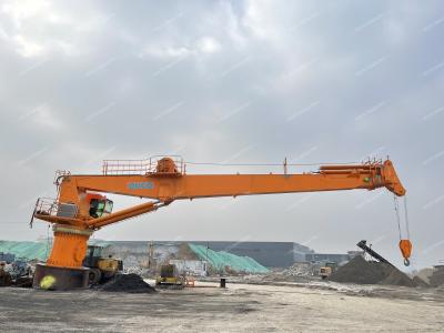 China 8t 15m Electro Hydraulic Telescopic Marine Crane with Overload Protection for sale