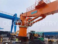 China User Friendly Electro Hydraulic Telescopic Jib Marine Crane Offshore Platforms for sale