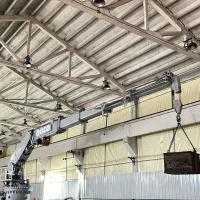 China OUCO Pedestal Type Offshore Telescopic Folding Boom Crane Customized for sale