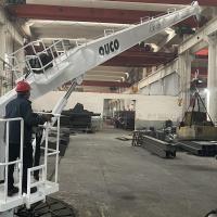China 1.5T10M White Palfinger Stiff Boom Crane Passed Load Test for sale