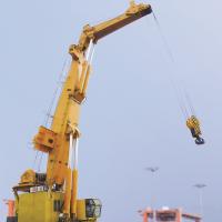 China Custom Design Compact Knuckle Boom Crane 120cm Pedestal Mobile Harbour Crane Lifting Safety for sale