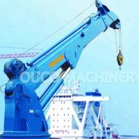 China Hydraulic Telescopic Boom Crane 2T Capacity 10m Radius Remote Control for sale