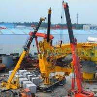 China Custom Design Compact Knuckle Boom Crane 120cm Pedestal Mobile Harbour Crane Lifting Safety for sale