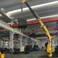 China Customizable Marine Davit Crane 1.5t 10m Heave Compensation for Ship Deck for sale