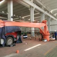 China Marine Stiff Boom Crane 0.5-20m/min Speed 20-50m Span Cargo Lifting Deck Crane for sale
