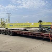 China Marine Stiff Boom Crane 0.5-20m/min Speed 20-50m Span Cargo Lifting Deck Crane for sale