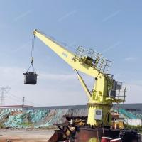 China CE / ISO Certified Marine Stiff Boom Crane With Cabin / Remote Control for sale