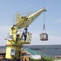 China CE / ISO Certified Marine Stiff Boom Crane With Cabin / Remote Control for sale