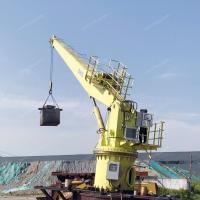 China CE / ISO Certified Marine Stiff Boom Crane With Cabin / Remote Control for sale