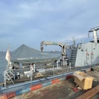 China Stainless Steel Marine Deck Crane 0-12m/min Speed 1-5m Span for Cargo Lifting for sale
