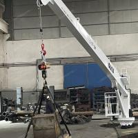 China Marine Deck Crane for Cargo Lifting Sea State Level 4-6 Carbon Steel 1-10m Span for sale