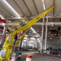 China Marine Deck Crane 5 Ton Carbon Steel Stainless Steel CE ISO Certified On-Site Support for sale