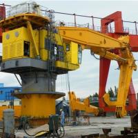 China 100 Ton Offshore Knuckle Boom Crane 10m Radius ABS Hydraulic Heavy Lifting for sale