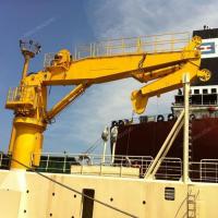 China 100 Ton Offshore Knuckle Boom Crane 10m Radius ABS Hydraulic Heavy Lifting for sale