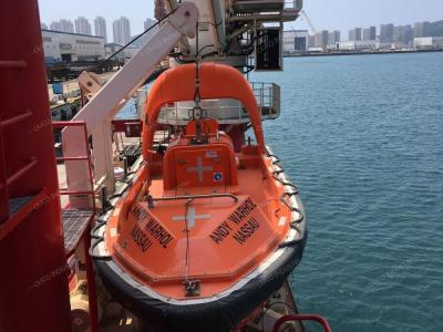 China Single Arm Lifeboat and Rescue Boat Davit Crane for Floating Platforms SOLAS 10kN for sale