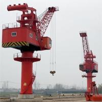 China Fixed Type Port Cargo Crane 360 Degree Slewing Harbor Pedestal Crane 10t 16m for sale
