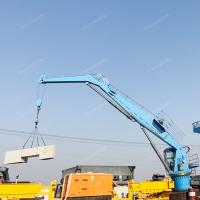 China 8 Ton Low Temperature Resistant Knuckle Boom Offshore Crane 16M Working Radius for sale