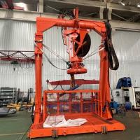 China 3.5 Ton Portable Offshore A-Frame for Service Vessels 4048mm Outboard for sale