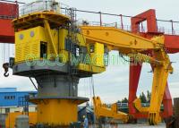 China 100 Ton Offshore Knuckle Boom Crane 10m Radius ABS Hydraulic Heavy Lifting for sale