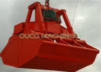 China OUCO 5 Cubic Meter Hydraulic Clamshell Grab Bucket for Bulk Cargo Handling for sale