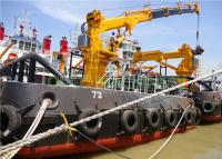 China Steel Structure Offshore Pedestal Crane 30m Hydraulic Boom Crane 4t SWL ABS Class for sale