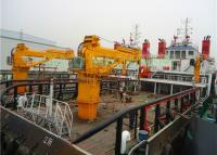 China Steel Structure Offshore Pedestal Crane 30m Hydraulic Boom Crane 4t SWL ABS Class for sale