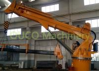 China Steel Structure Offshore Pedestal Crane 30m Hydraulic Boom Crane 4t SWL ABS Class for sale
