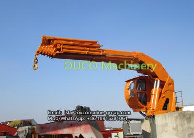 China Offshore Knuckle Boom Crane Pedestal Mounted 6T 22M Low Power Consumption 55kW for sale