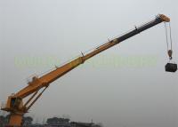 China 3T 40m Telescopic Boom Marine Crane ABS Certified Easy Maintenance for sale